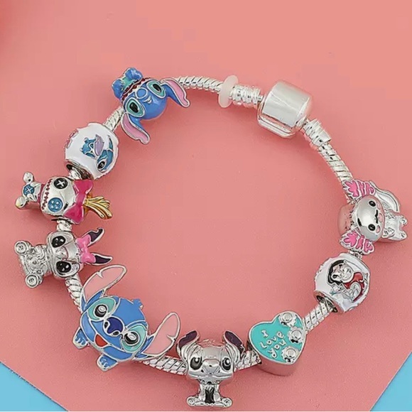 fierce_girl_956 | Jewelry | Lilo And Stitch Charm Bracelet | Poshmark